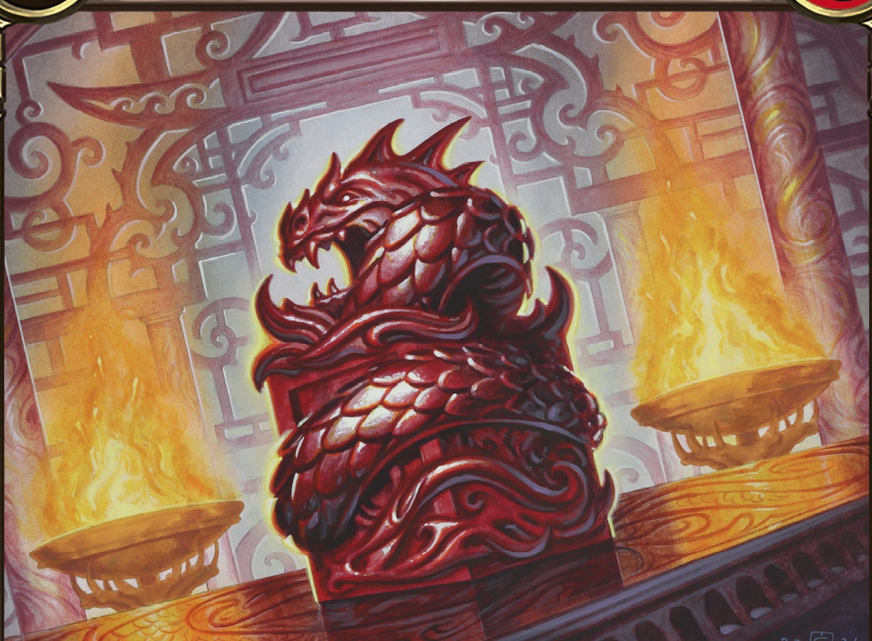 Imperial Seal of Command (Red) (HNT) #HNT228 | Dragon Shield Flesh and ...