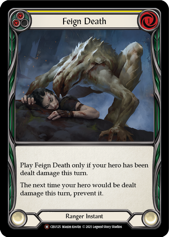 Feign Death (CRU-U) #CRU125 | Dragon Shield Flesh and Blood Card Manager
