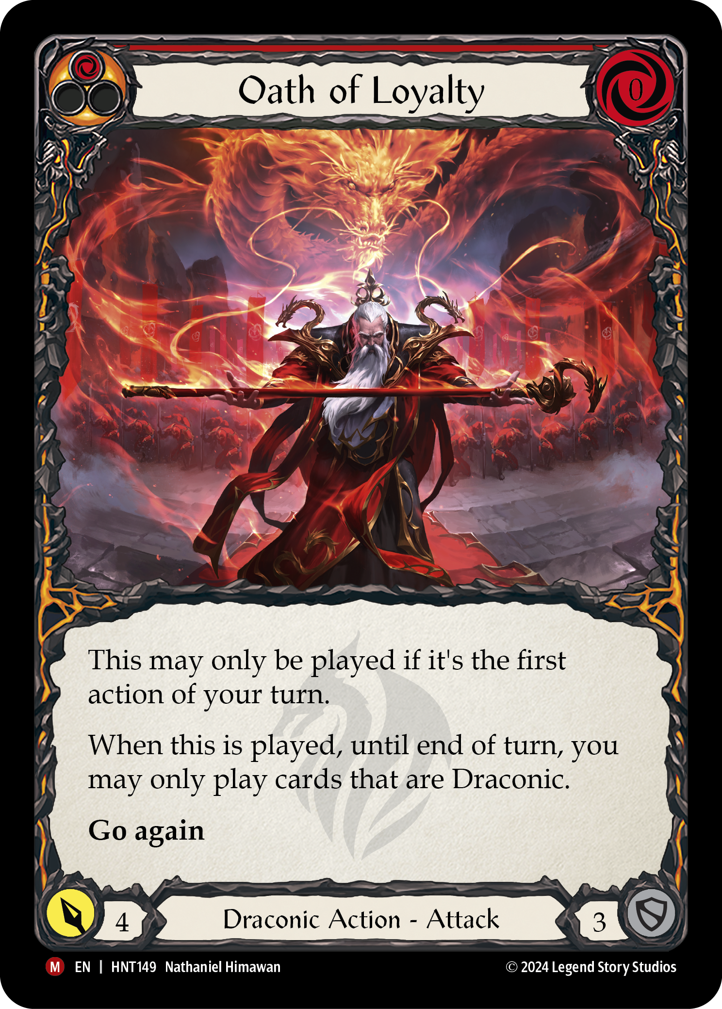 Oath of Loyalty (HNT) #HNT149 | Dragon Shield Flesh and Blood Card Manager