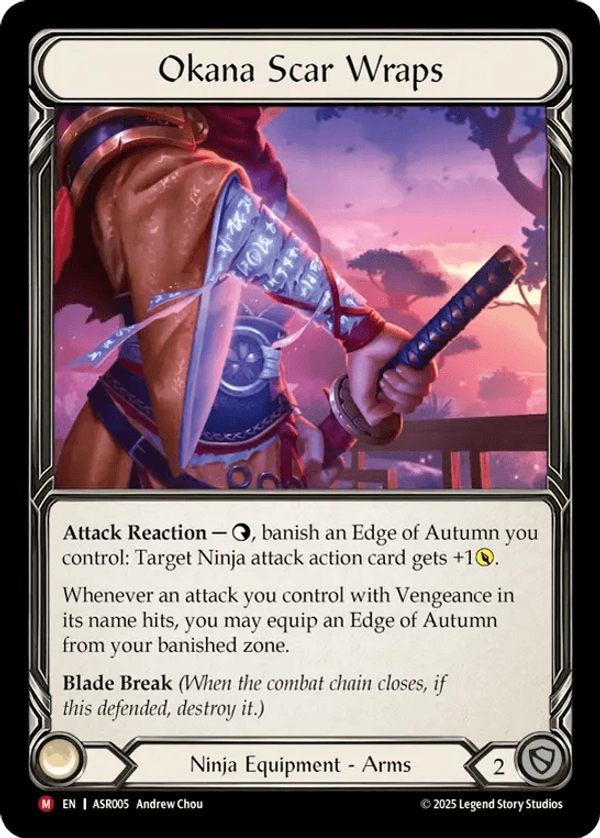 Okana Scar Wraps (ASR) #ASR005 | Dragon Shield Flesh and Blood Card Manager