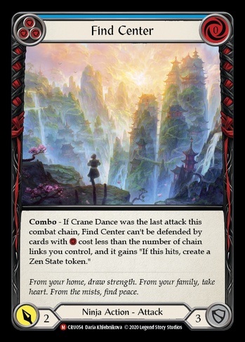 Find Center (CRU) #CRU054 | Dragon Shield Flesh and Blood Card Manager