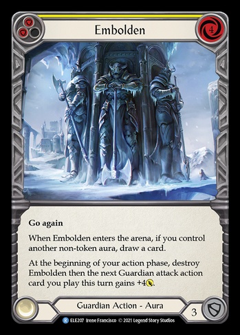 Embolden (Yellow) (ELE) #ELE207 | Dragon Shield Flesh and Blood Card ...
