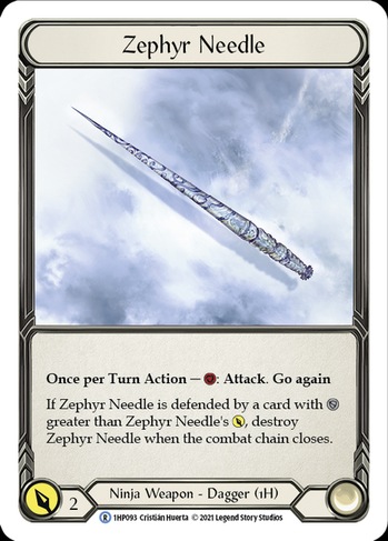 Zephyr Needle (1HP) #1HP093 | Dragon Shield Flesh and Blood Card Manager