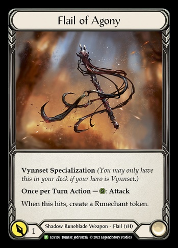 Flail of Agony (LGS) #LGS156 | Dragon Shield Flesh and Blood Card Manager