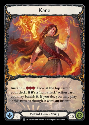 Kano (ARC-U) #ARC114 | Dragon Shield Flesh and Blood Card Manager