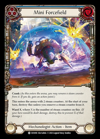 Mini Forcefield (Blue) (EVO) #EVO095 | Dragon Shield Flesh and Blood ...