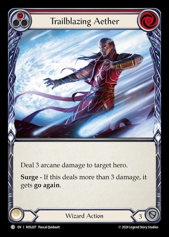 Trailblazing Aether (Red) (ROS) #ROS207 | Dragon Shield Flesh and Blood ...