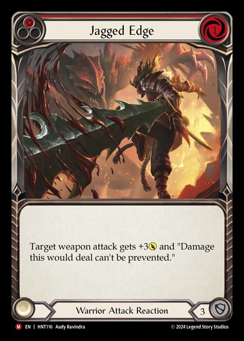 Jagged Edge (HNT) #HNT116 | Dragon Shield Flesh and Blood Card Manager