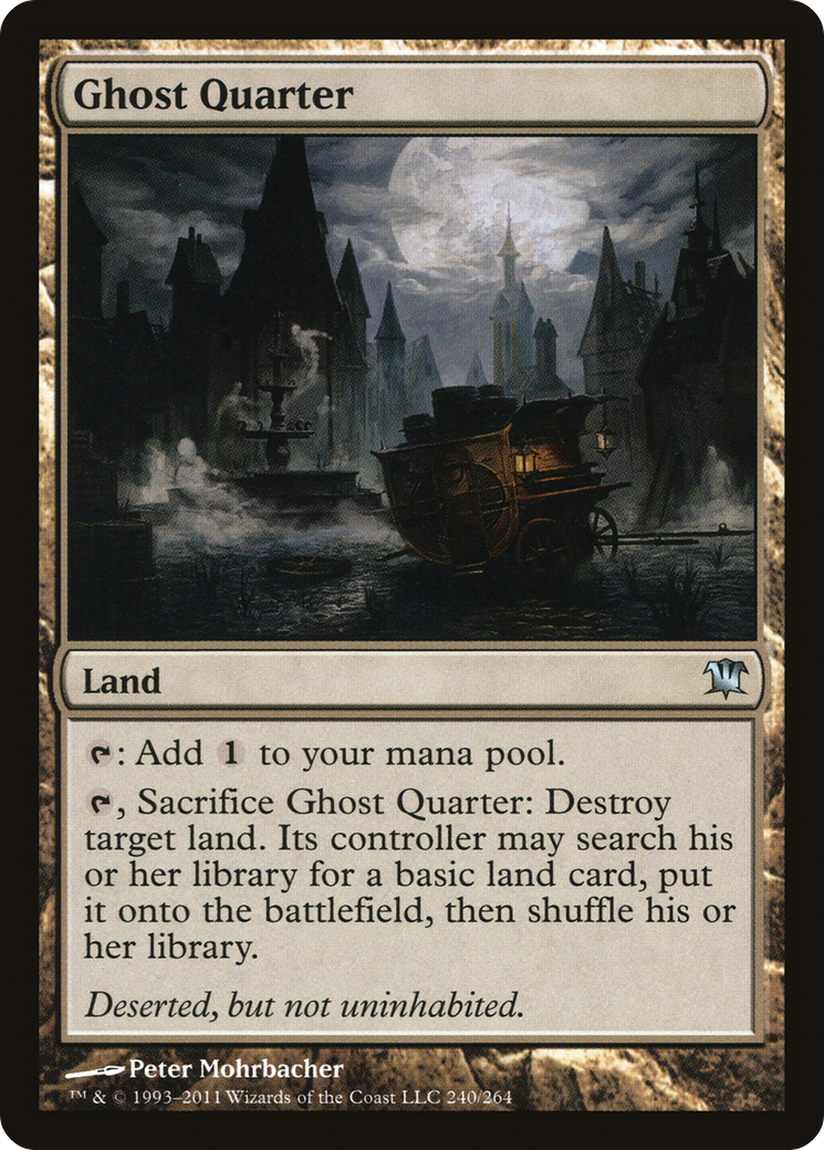 Ghost Quarter (ISD) #240 | Dragon Shield MTG Card Manager