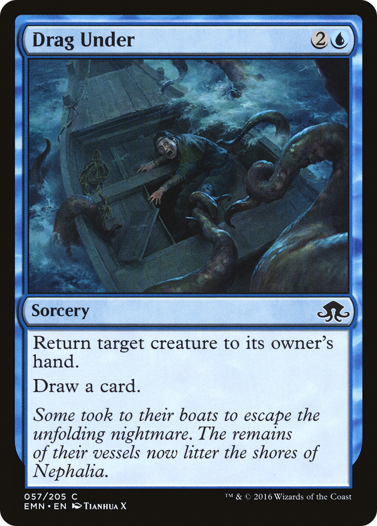 Drag Under (EMN) #57 | Dragon Shield MTG Card Manager