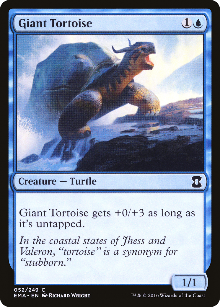 Giant Tortoise (EMA) #52 | Dragon Shield MTG Card Manager