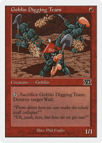 Goblin Digging Team (6ED) #182 | Dragon Shield MTG Card Manager