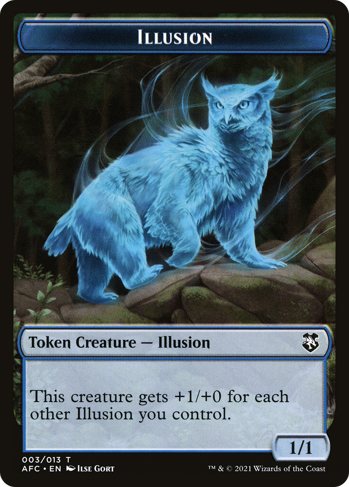 Illusion Token (Minn, Wily Illusionist) (TAFC) #3 | Dragon Shield MTG ...