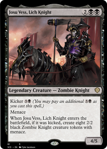 Josu Vess, Lich Knight (SCD) #82 | Dragon Shield MTG Card Manager