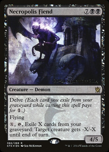 Necropolis Fiend (PKTK) #82s | Dragon Shield MTG Card Manager
