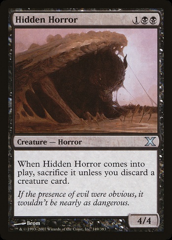 Hidden Horror (10E) #149 | Dragon Shield MTG Card Manager