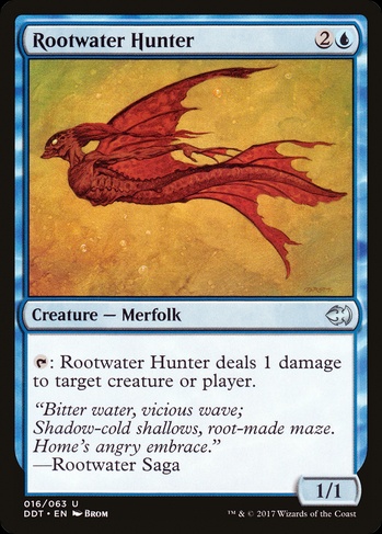 Rootwater Hunter (DDT) #16 | Dragon Shield MTG Card Manager