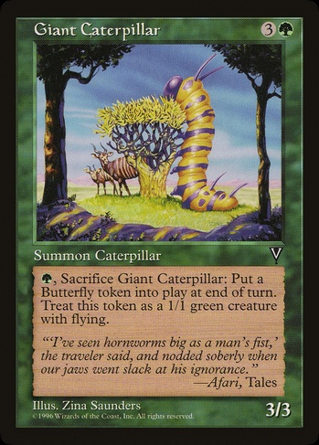 Giant Caterpillar (VIS) #108 | Dragon Shield MTG Card Manager