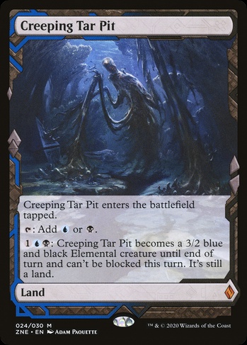 Creeping Tar Pit (ZNE) #24 | Dragon Shield MTG Card Manager