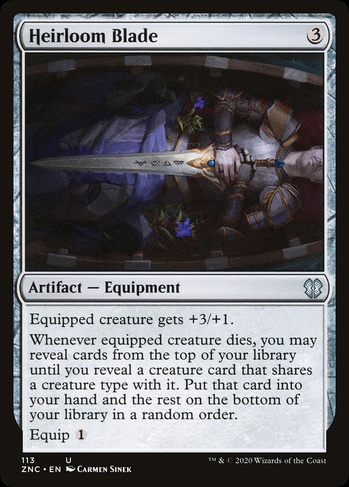 Heirloom Blade (ZNC) #113 | Dragon Shield MTG Card Manager
