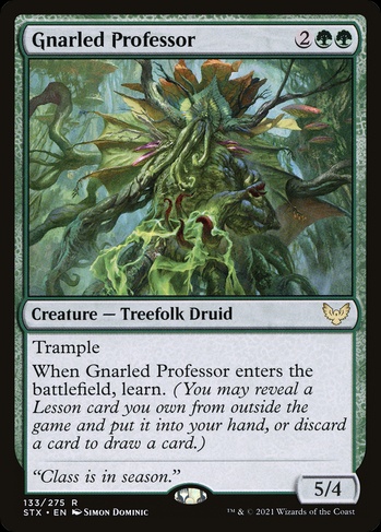 Gnarled Professor (STX) #133 | Dragon Shield MTG Card Manager