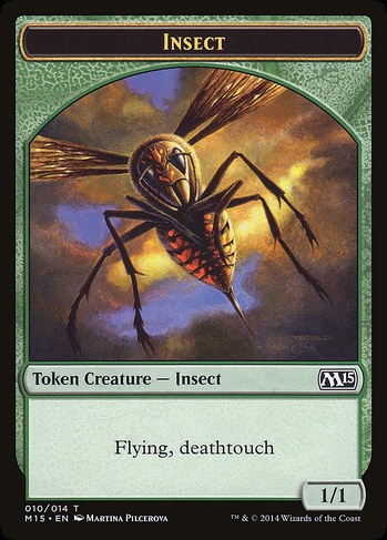 Insect Token (Flying, deathtouch) (TM15) #10 | Dragon Shield MTG Card ...