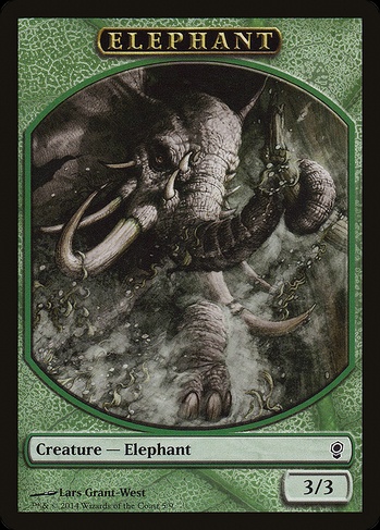 Elephant Token (TCNS) #5 | Dragon Shield MTG Card Manager