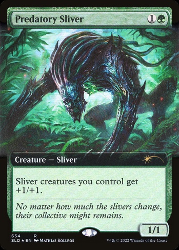 Predatory Sliver (SLD) #654 | Dragon Shield MTG Card Manager