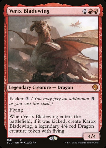 Verix Bladewing (SCD) #168 | Dragon Shield MTG Card Manager