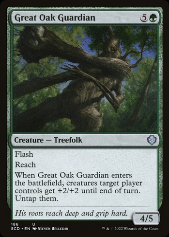 Great Oak Guardian (SCD) #186 | Dragon Shield MTG Card Manager