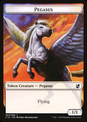 Pegasus Token (TC19) #4 | Dragon Shield MTG Card Manager