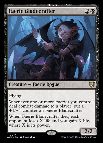 Faerie Bladecrafter (WOC) #14 | Dragon Shield MTG Card Manager