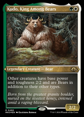Kudo, King Among Bears (MH3) #490 | Dragon Shield MTG Card Manager