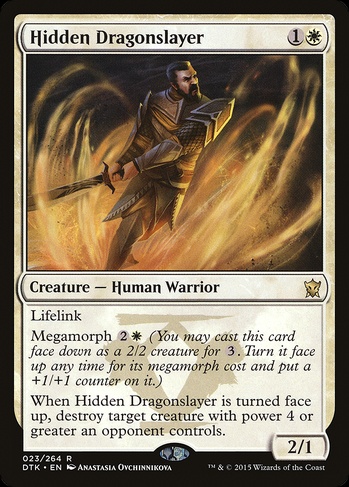 Hidden Dragonslayer (DTK) #23 | Dragon Shield MTG Card Manager