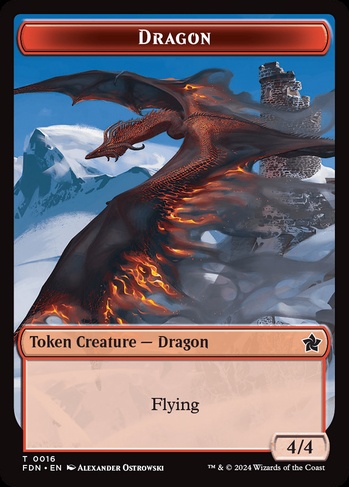 Dragon Token (TFDN) #16 | Dragon Shield MTG Card Manager