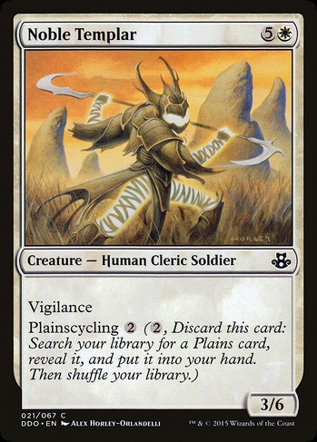 Noble Templar (DDO) #21 | Dragon Shield MTG Card Manager