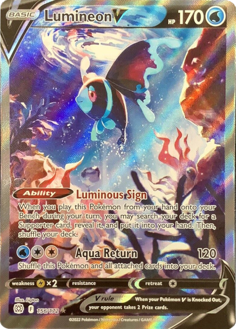 Lumineon V (BRS) #156 | Dragon Shield Poké TCG Card Manager