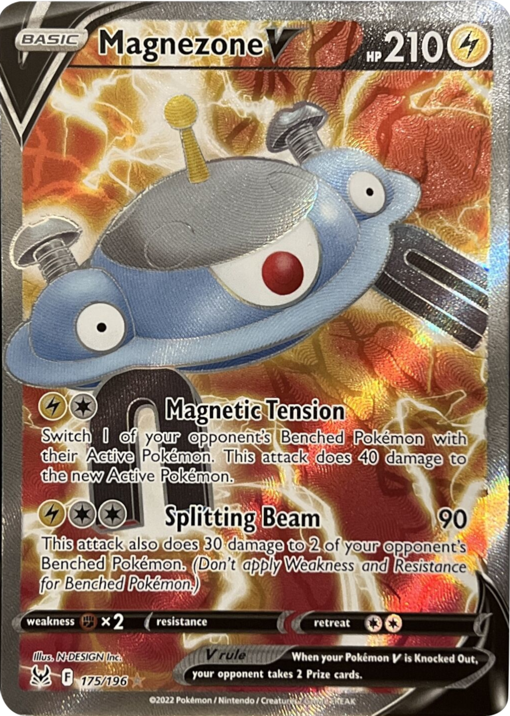 Magnezone V (LOR) #175 | Dragon Shield Poké TCG Card Manager