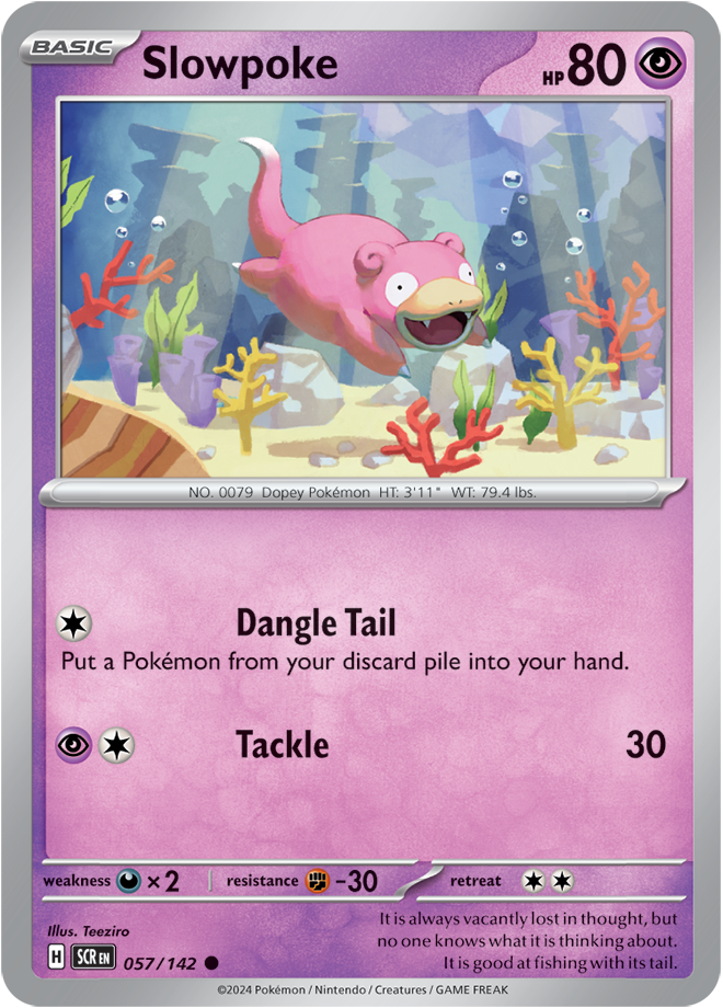 Slowpoke (SCR) #057 | Dragon Shield Poké TCG Card Manager