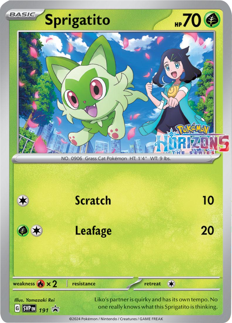 Sprigatito (SVP) #191 | Dragon Shield Poké TCG Card Manager