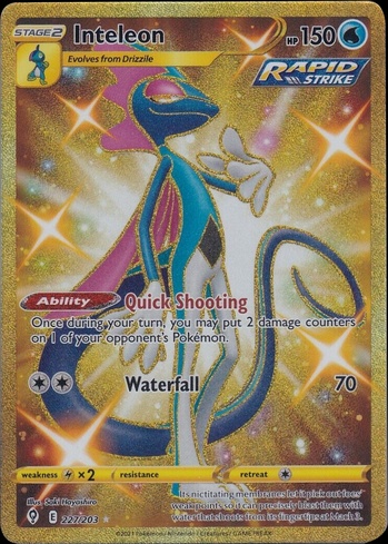 Inteleon (EVS) #227 | Dragon Shield Poké TCG Card Manager