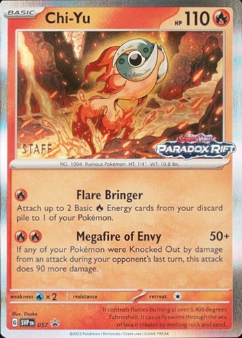 Chi-Yu (SVP) #057staff | Dragon Shield Poké TCG Card Manager