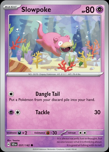 Slowpoke (SCR) #057 | Dragon Shield Poké TCG Card Manager