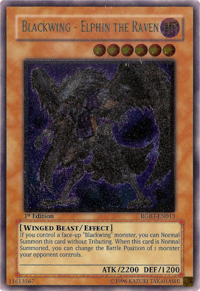 Blackwing - Elphin the Raven (RGBT) #RGBT-EN013 | Dragon Shield Yu-Gi ...