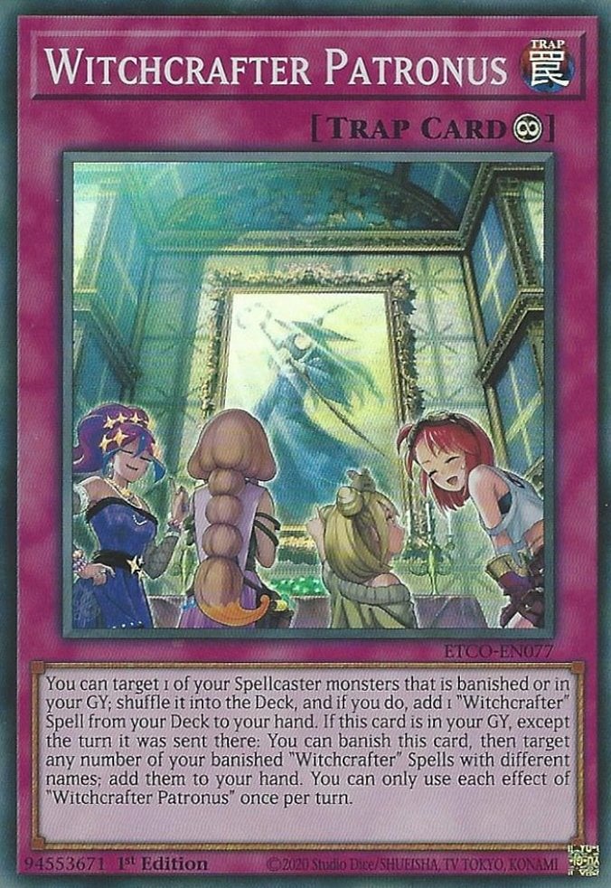 Witchcrafter Patronus (ETCO) #ETCO-EN077 | Dragon Shield Yu-Gi-Oh! Card ...