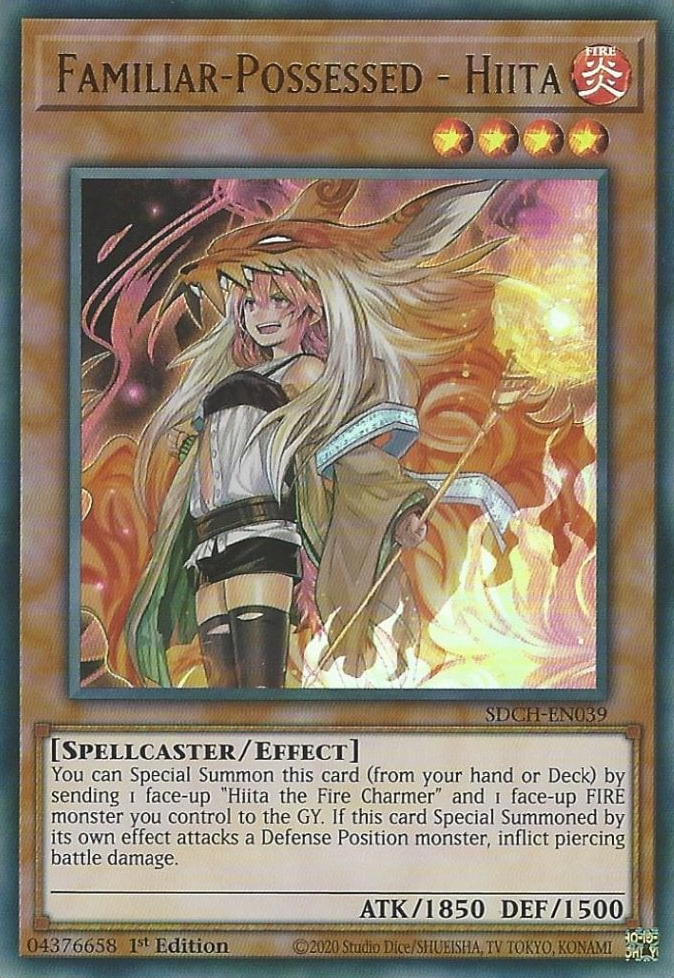Familiar-Possessed - Hiita (SDCH) #SDCH-EN039 | Dragon Shield Yu-Gi-Oh! Card Manager