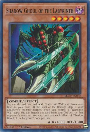 Shadow Ghoul of the Labyrinth (MAZE) #MAZE-EN002 | Dragon Shield Yu-Gi ...