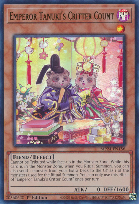 Emperor Tanuki's Critter Count (MP24) #MP24-EN156 | Dragon Shield Yu-Gi ...