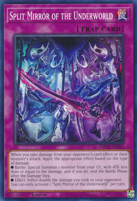 Split Mirror of the Underworld (MP24) #MP24-EN386 | Dragon Shield Yu-Gi ...