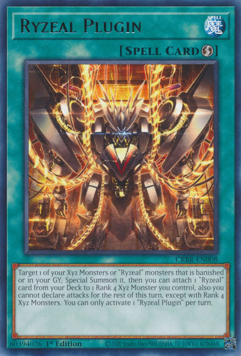 Ryzeal Plugin (CRBR) #CRBR-EN008 | Dragon Shield Yu-Gi-Oh! Card Manager
